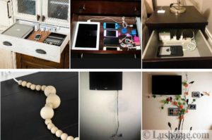 Organize Cable Clutter, Hide Cables in Walls or Furniture, Decorate ...