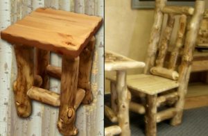 From Log to Keyboard Stools and Stylish Chairs Made of Tree Logs