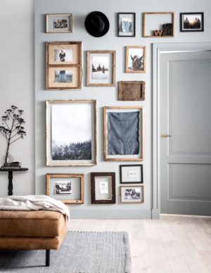 Wall Decor Ideas, Decorating with Ordinary Frames for Exceptional Look
