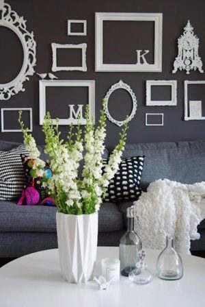 Wall Decor Ideas, Decorating with Ordinary Frames for Exceptional Look