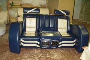 Unique Furniture Design to Recycle Junkyard Car Parts