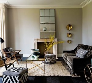 Modern Interior Decorating Ideas, Black Plus Another Color Combination