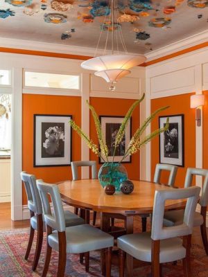 Optimistic Orange Color for Modern Interior Decorating