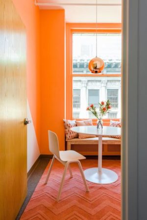 Optimistic Orange Color for Modern Interior Decorating