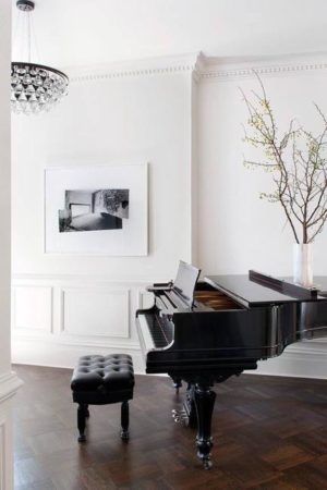 Interior Design and Decorating, Music Room with a Piano