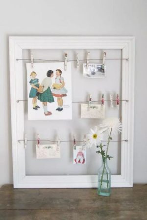Empty Picture Frames, Framing Objects, 50 Bold DIY Wall Decor Ideas