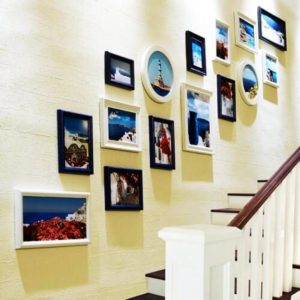 33 White Decorating Ideas, White Picture Frames for Bright Wall Decor