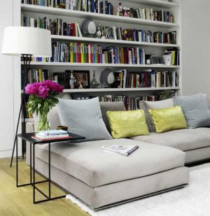 Modern Home Library Design, Lighting Ideas for Bookcases and Shelves
