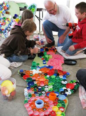 Artistic Ways to Recycle Bottle Caps, Recycled Crafts for Kids