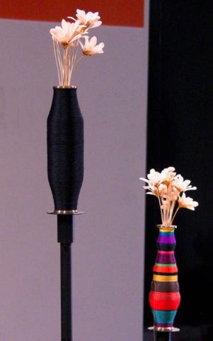 Hidden Shapes Vase, Colorful Decorative Vases for Home Decorating and Gifts