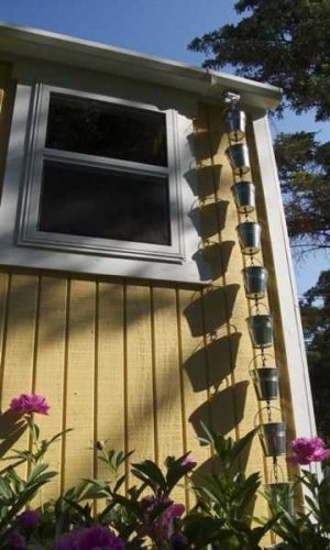 30 Amazing Downspout Ideas, Splash Guards, Charming Rain Chains and ...