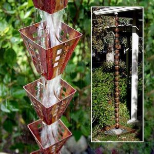 30 Amazing Downspout Ideas, Splash Guards, Charming Rain Chains and ...