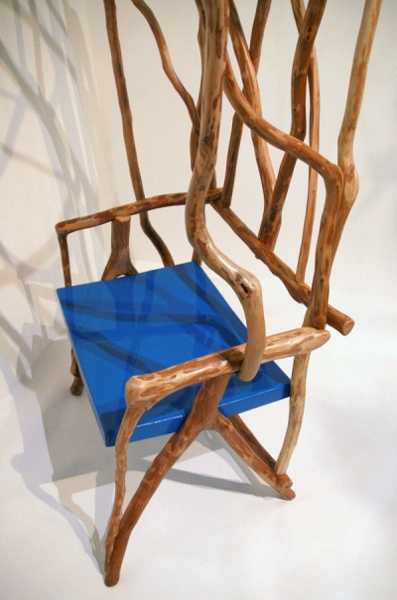 Handmade Chair Made of Branches Adding Mexican Flavor to Furniture Design
