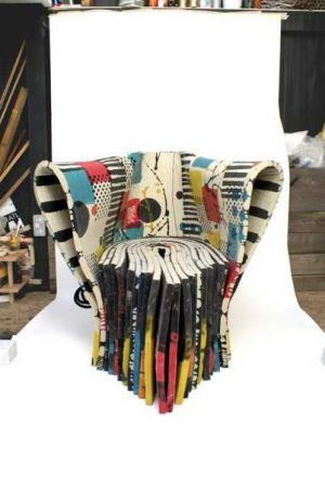 Colorful Handmade Felt Furniture Turns Wool into Unusual Seats