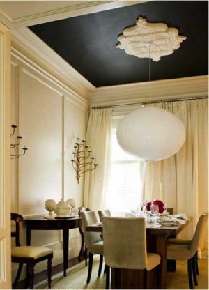 Black Ceiling Designs Creating Modern Home Interiors that Look Unusual ...