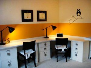 30 Office Design Ideas Bringing Optimism with Orange Color