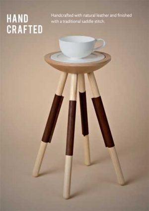 Side Table Design for Personal Tea Time, Unique Furniture Design for One