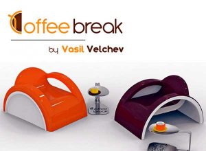 Coffee Break Furniture Set from Vasil Velchev, Tableware Inspired ...