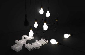 Refined Black Light Fixtures Reflecting Geometric Interior Design Trends