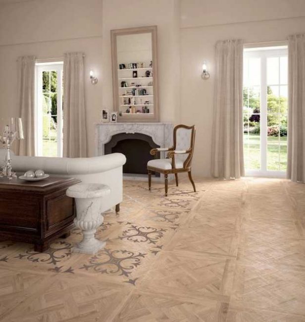 Modern Ceramic Tiles with Wood Look Offer Practical and Warm Interior ...