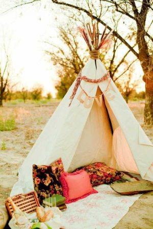 Wigwams Bringing Fun into Interior Decorating and Outdoor Rooms