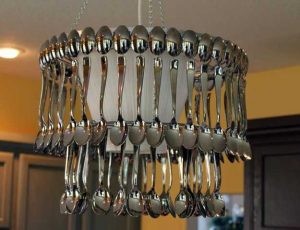 21 Unique Lighting Design Ideas Recycling Tableware and Kitchen ...