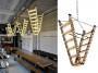 Striking Step Ladder Chandeliers Bring Unique Lighting Fixtures into ...