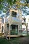 Two Floor Kids Tree House Design, Inspiring DIY Backyard Ideas