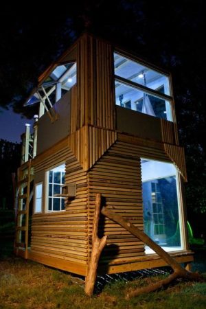 Two Floor Kids Tree House Design, Inspiring DIY Backyard Ideas