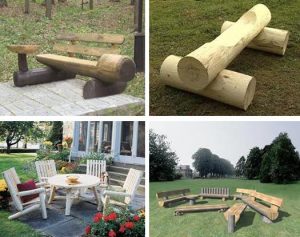 Handmade Garden Benches Adding Rustic Vibe to Backyard Designs