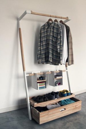 Smart Storage Solution Offering Modern Nomad Storage Space Organization