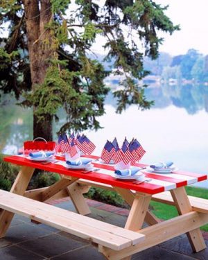 25 Patriotic Decoration Ideas for White, Red and Blue Party Table Decor
