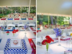 25 Patriotic Decoration Ideas for White, Red and Blue Party Table Decor