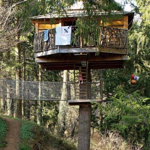 Fabulous Kids Treehouse Design Beautifully Integrated into Backyard ...