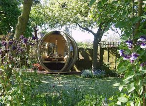Sphere Garden Houses Adding Contemporary Touch to Backyard Landscaping