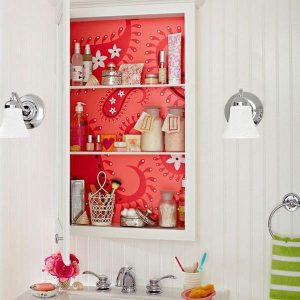 25 Creative Ideas for Storage Furniture Decoration with Modern Wallpaper