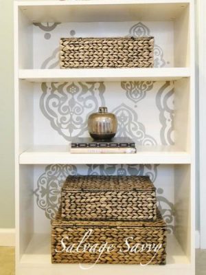 25 Creative Ideas for Storage Furniture Decoration with Modern Wallpaper