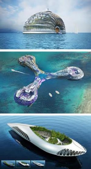 25 Fantastic Architectural Designs for Green Living in Floating Cities