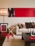 Modern Room Colors, Interior Design and Decor in Red Colors