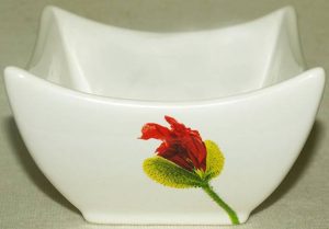 Showy Dinnerware and Kitchenware with Red Poppy Flower Designs