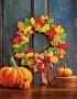 21 Gorgeous Wreaths with Fall Leaves Adding Texture to Home Decorating