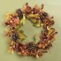 21 Gorgeous Wreaths with Fall Leaves Adding Texture to Home Decorating