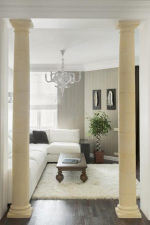 35 Modern Interior Design Ideas Incorporating Columns into Spacious ...