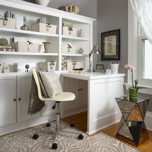 Space Saving Built in Office Furniture in Corners Personalizing Modern ...