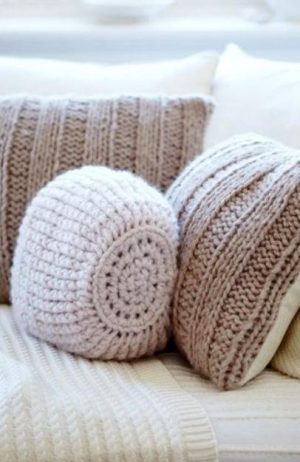 Knitting Trends Adding Warm Personality to Modern Interior Decorating