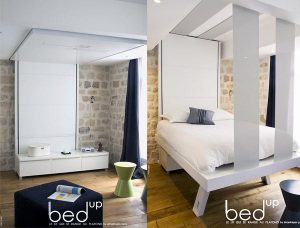 Built Into Ceiling Beds, Space Saving Retractable Beds for Small Spaces