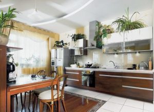 25 Small Kitchen Designs with Spacious Dining Area and Airy Feel
