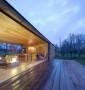 Cozy Modern House Built with Wood and Glass in Contemporary Style