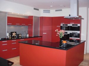 50 Plus 25 Contemporary Kitchen Design Ideas, Red Kitchen Cabinets for ...