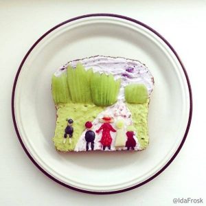 Food Decoration, Art and Design Ideas Creating Colorful Snacks